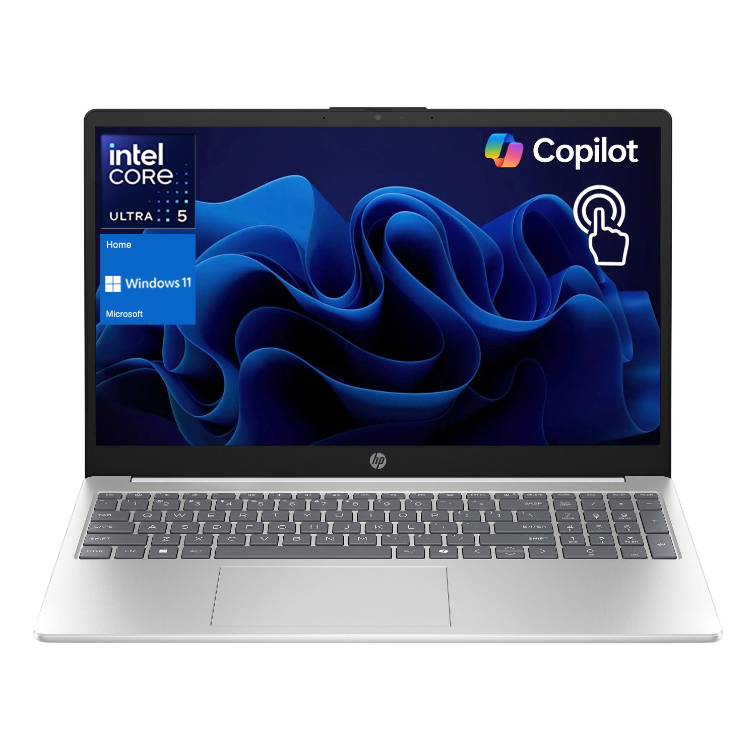 HP Essential 15.6 inches Traditional Laptop Intel Core Ultra 5 24GB RA ...